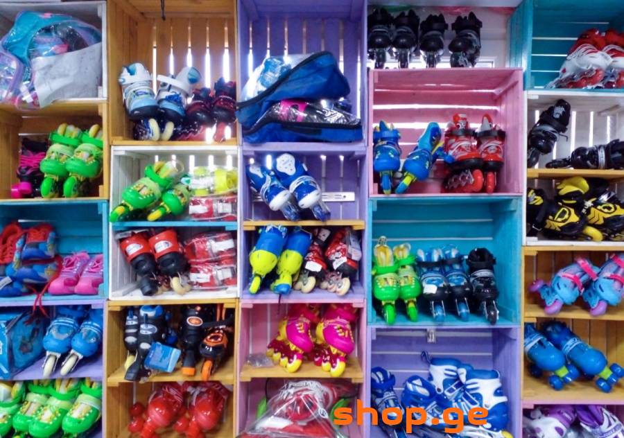 როლიკები ,გორგოლაჭები საბავშვო სპორტული ზომებში