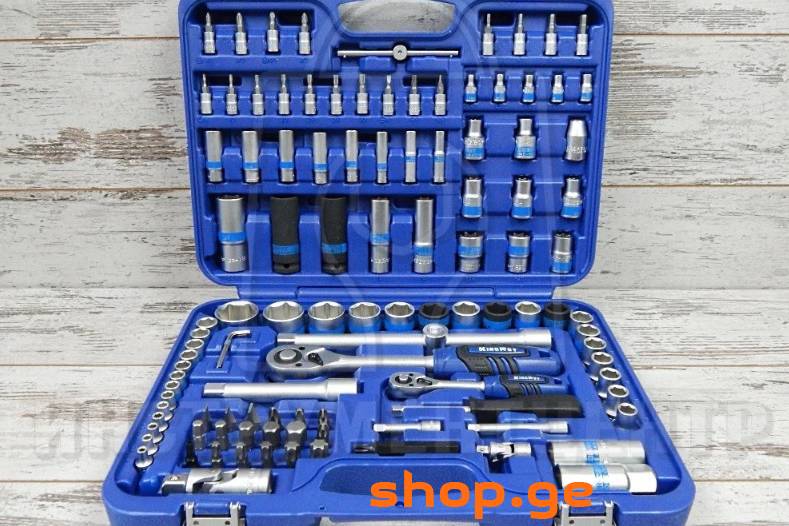 მანქანის ხელსაწყოები KING ROY 110ც. ორიგინალი