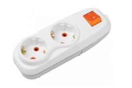 2 WAY SOCKET WITH CONNECTOR+EARTHING+SWITCH