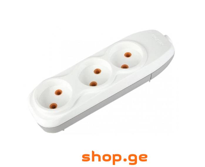 3 WAY SOCKET WITH CONNECTOR დამაგრძელებლის თავი 3