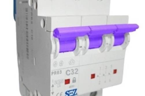 ავტ.ამომრთველი PE63-C 32A/3P (6kA)