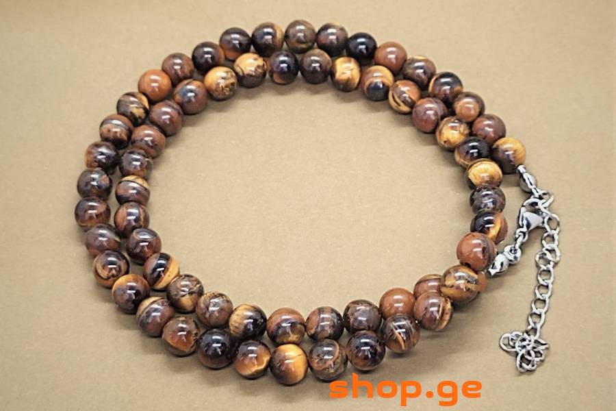 ყელსაბამი ვეფხვის თვალით 623