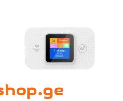 LTE WIFI Router 5G როუტერი მუშაობს სიმ ბარათზე.