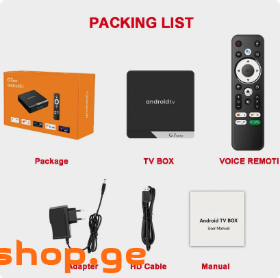 Android Tv Box G7 MAX 4GB + 32GB MAGICSEE ბრენდი