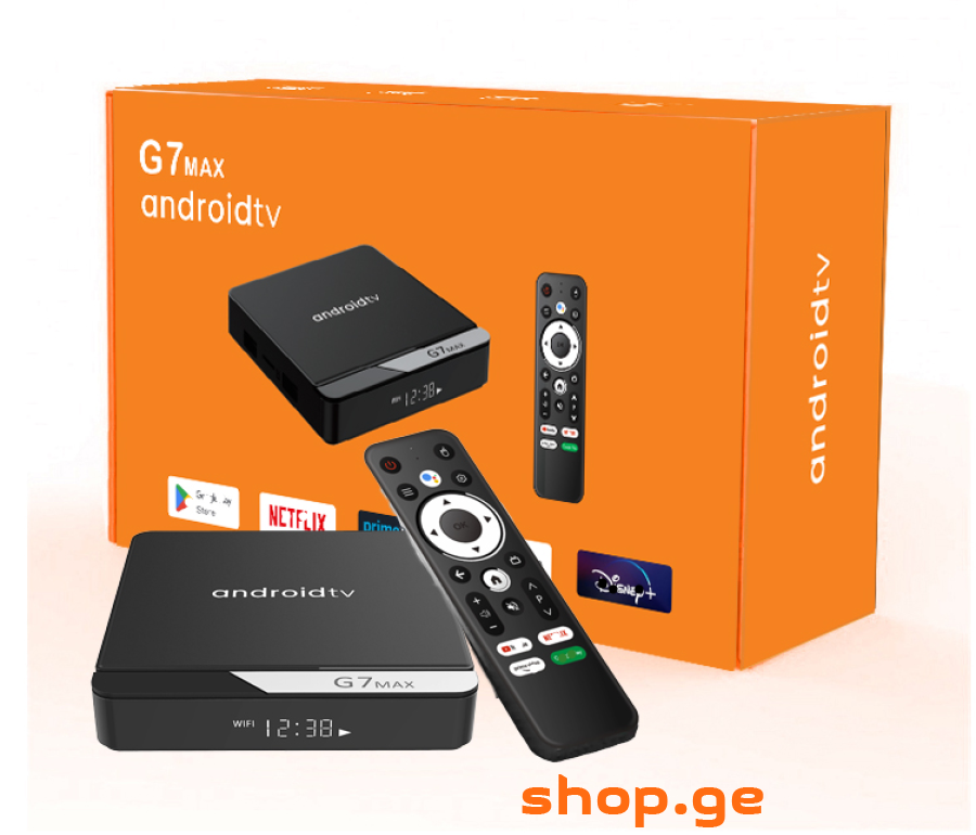 Android Tv Box G7 MAX 4GB + 32GB MAGICSEE ბრენდი